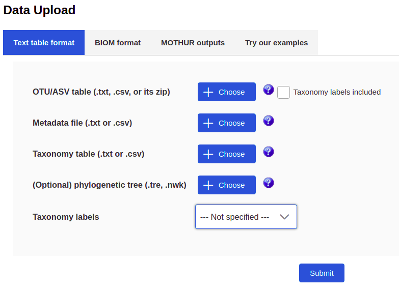 Getting started — Microbiome Tutorial 2022.02 documentation