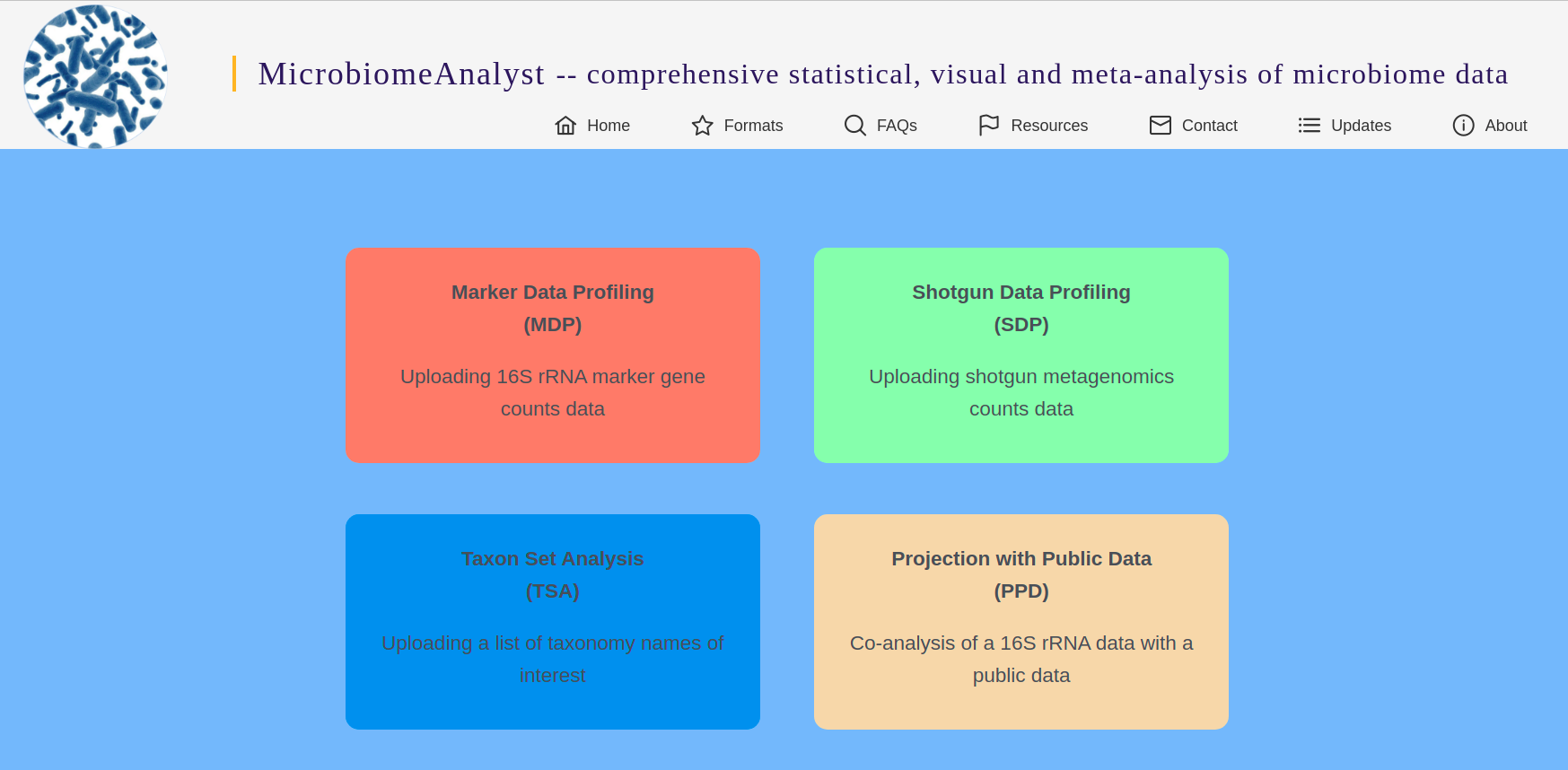 Getting started — Microbiome Tutorial 2022.02 documentation